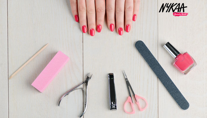 How To Do Manicure At Home- Manicure Steps For Beginners| Nykaa's ...